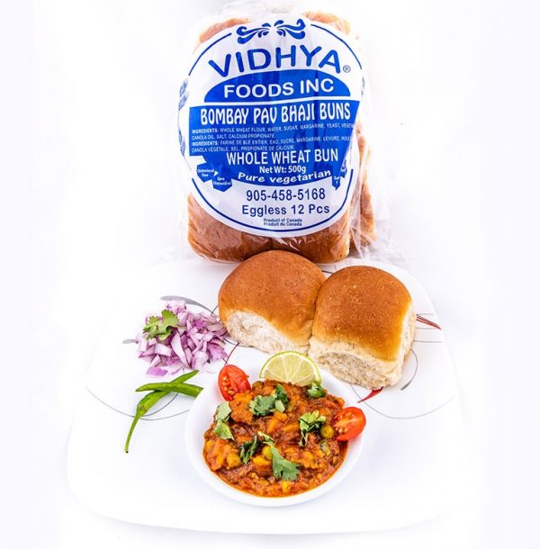Pavbhaji Bun (Whole Wheat) – Vidhya Foods